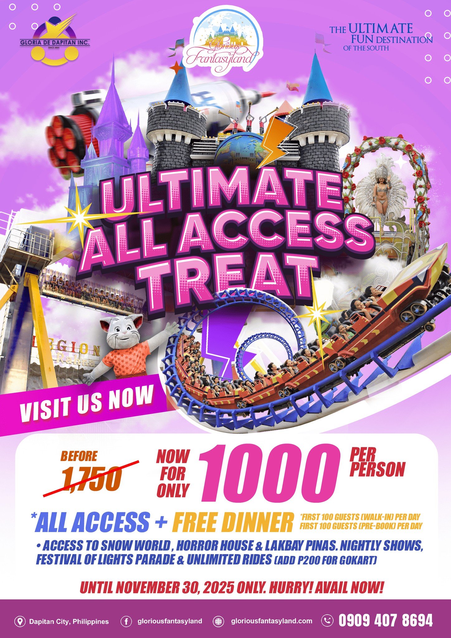 ULTIMATE ALL ACCESS TREAT - Glorious Fantasyland Complex Dapitan